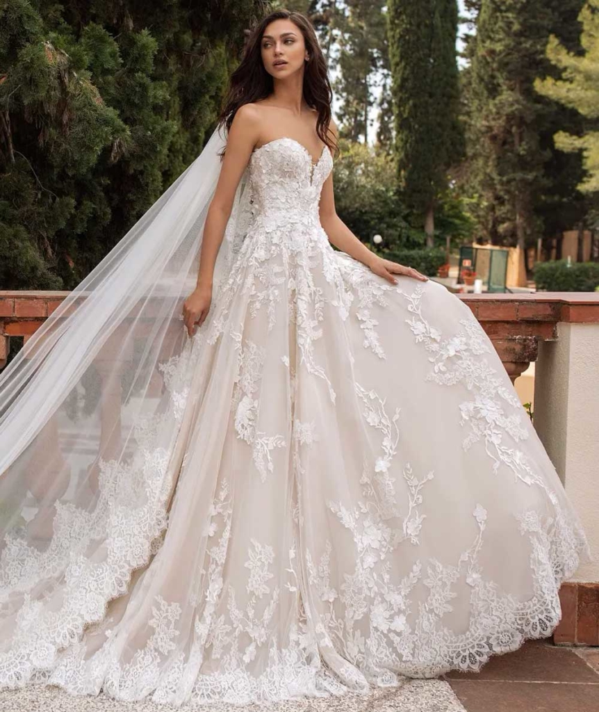 Abiti da sposa principessa 2023: 100 modelli bellissimi