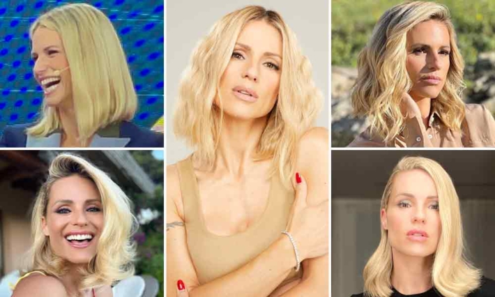 Capelli Michelle Hunziker, ecco le foto dei look più belli!