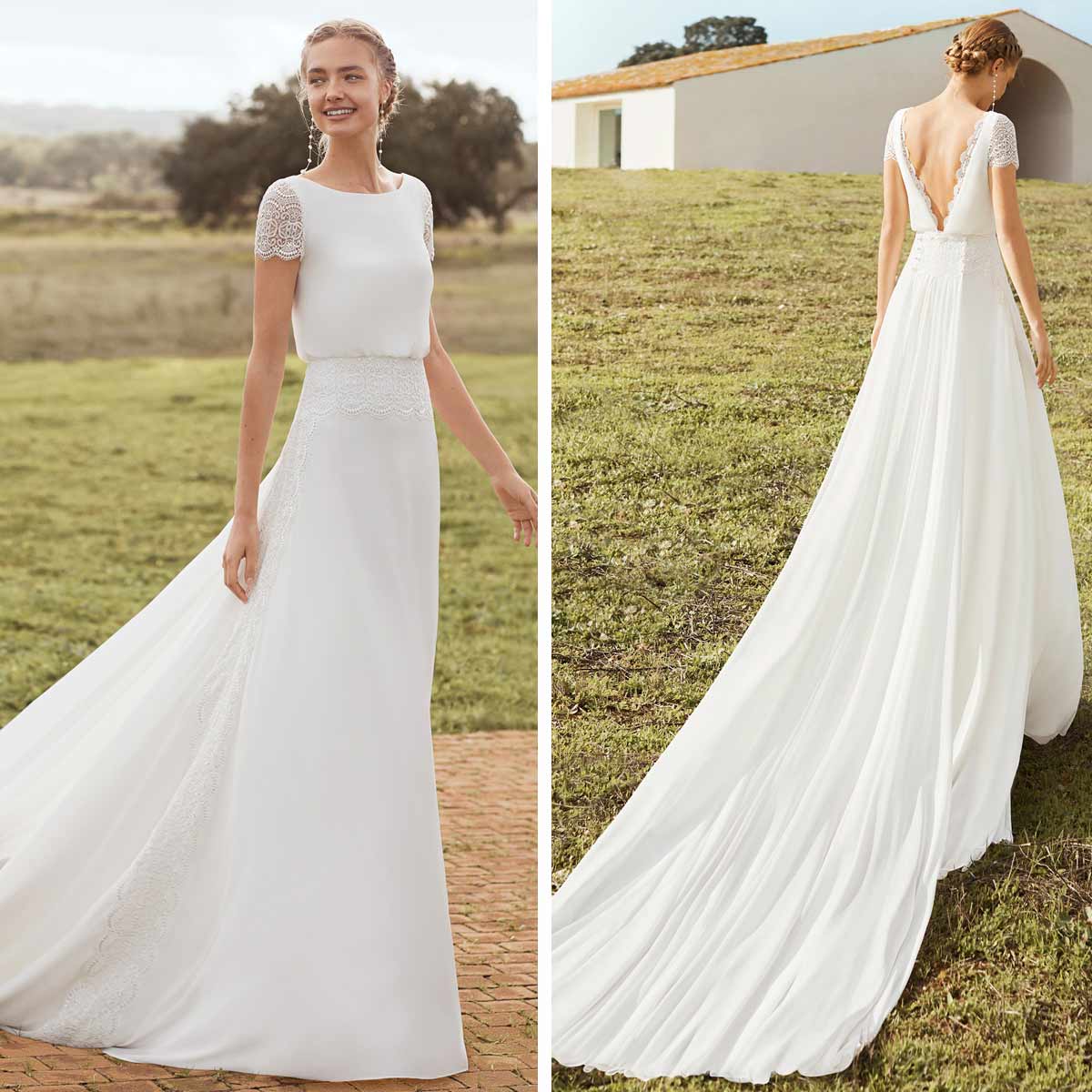 8 vestiti da sposa 2024 per un matrimonio campestre