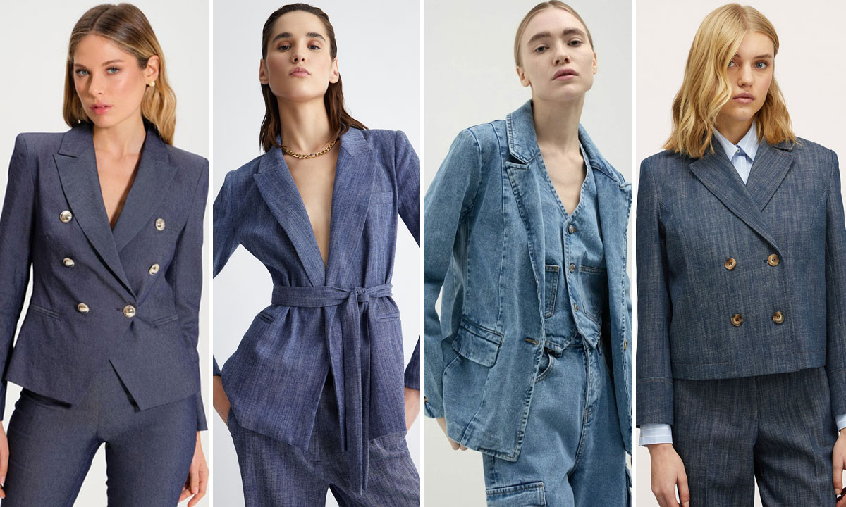 Blazer in denim: 9 modelli per sostituire la giacca di jeans